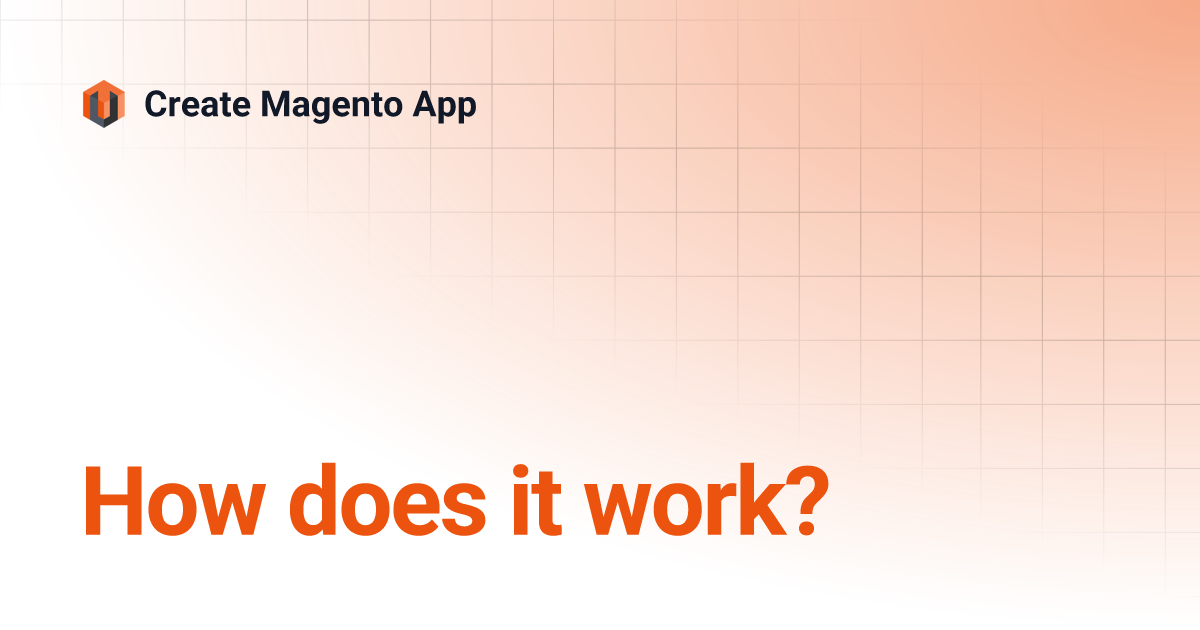 How does it work? | Create Magento App